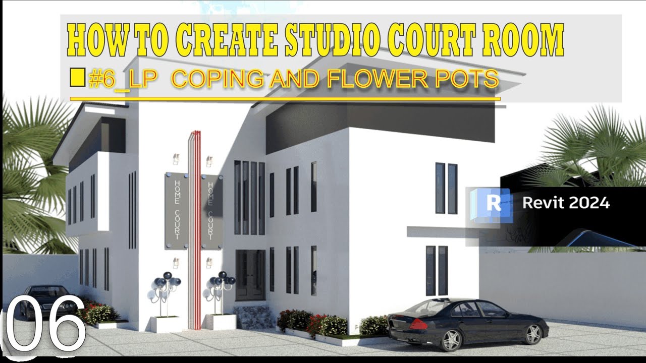 #6_LP HOW TO CREATE COPING AND FLOWERS POT | DENSE STUDIO APARTMENT ...