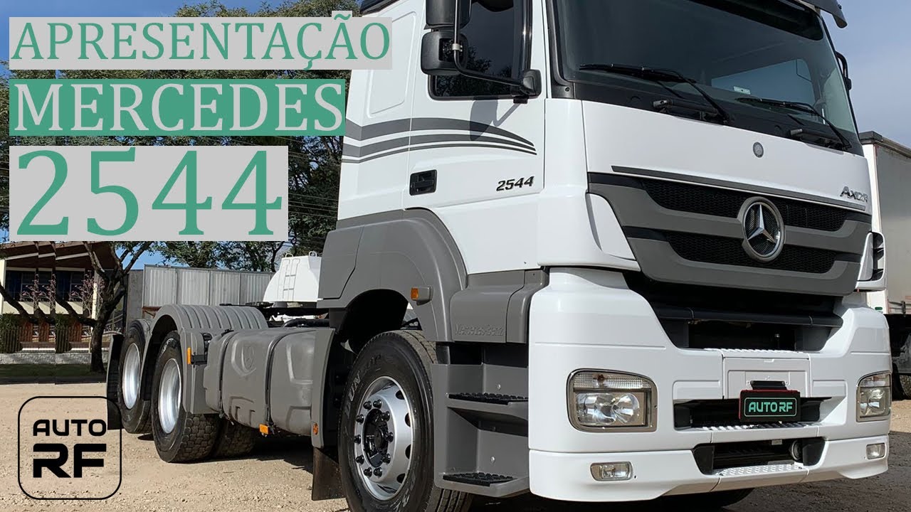 APRESENTAÇÃO E DETALHES MERCEDES BENZ 2544 ANO 2020 TRAÇÃO 6X2 AUTORF ...