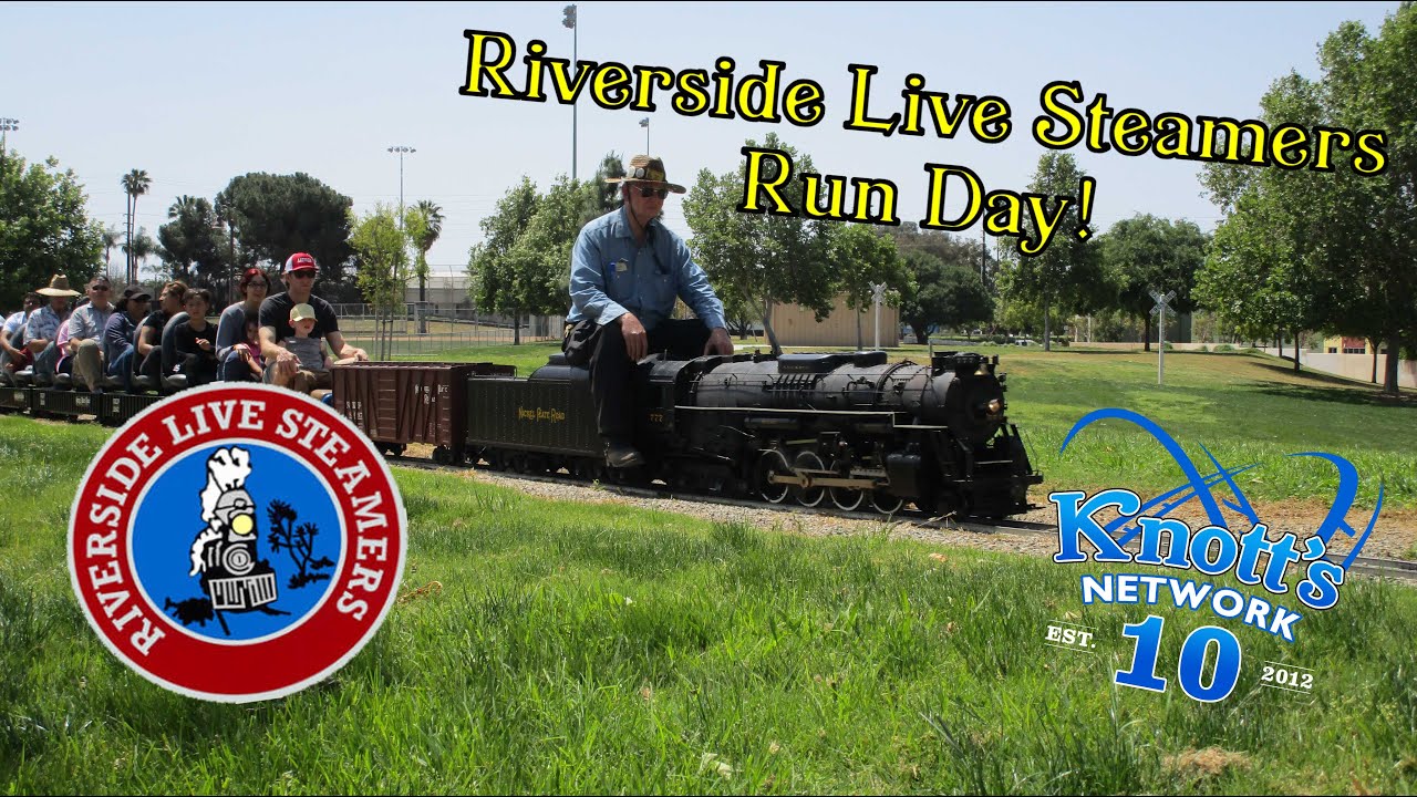 Riverside Live Steamers April 2022 Run Day! Miniature Railroad at ...
