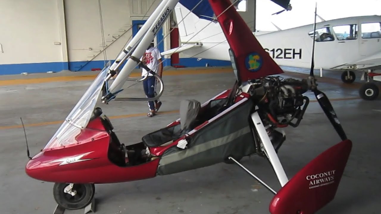 TRIKE ULTRALIGHT WALKAROUND and ENGINE RUN UP - YouTube