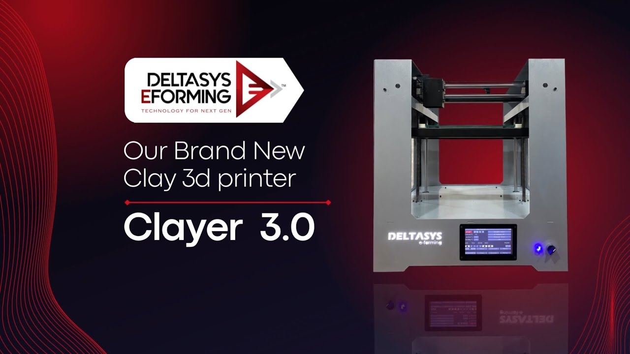DELTASYS E FORMING Clay 3D Printer | 3D Printers | Indian 3D printing | Additive Manufacturing ...