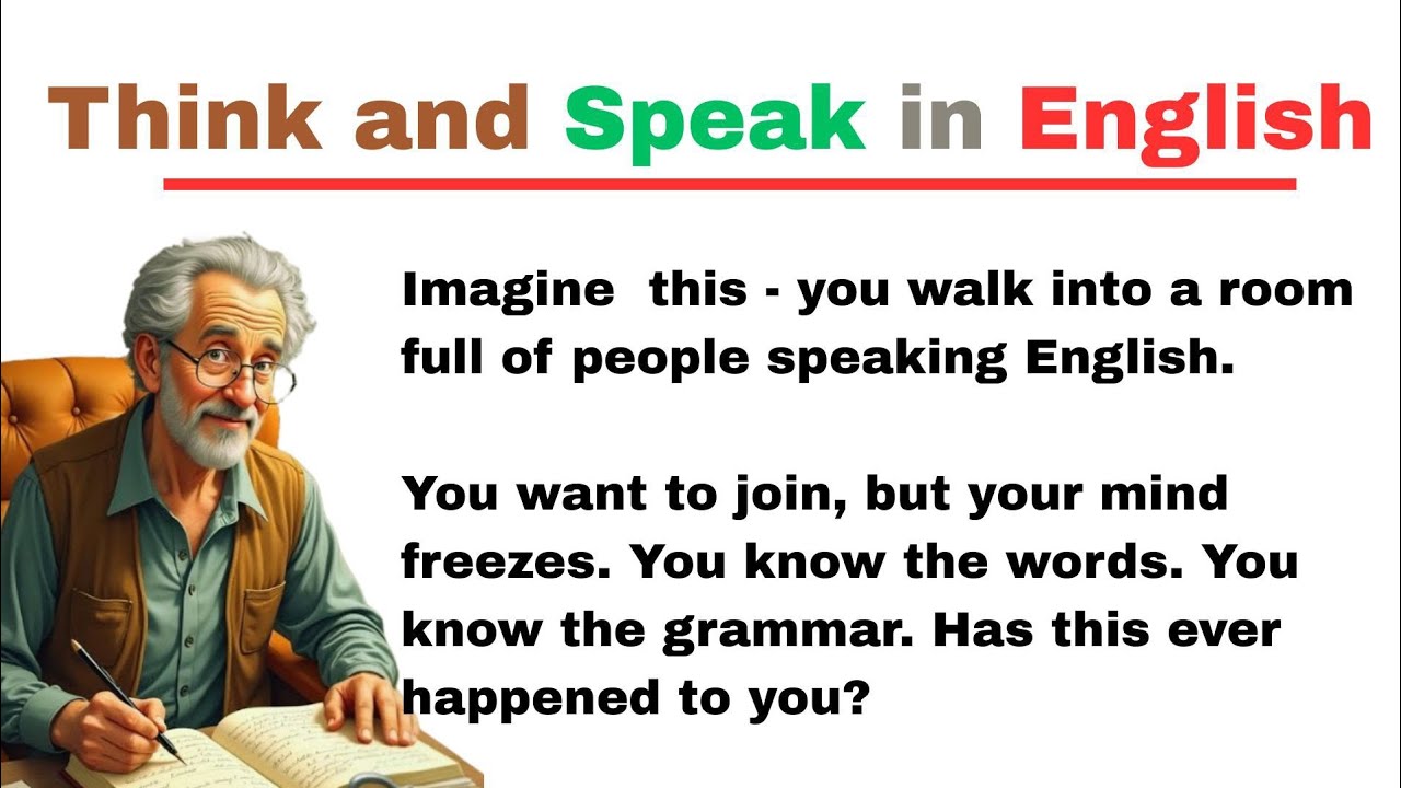 Think and Speak in English || Graded Reader || Improve Your English ...