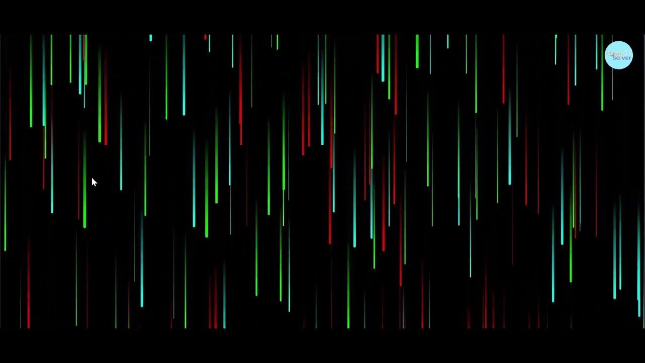 Beautiful Rain Animation Javascript Css Html Youtube