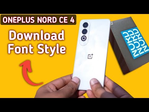 How to fix New Font Style on OnePlus Nord CE 4 5G - YouTube