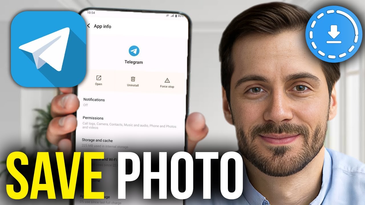 How To Save One Time Photo in Telegram - YouTube