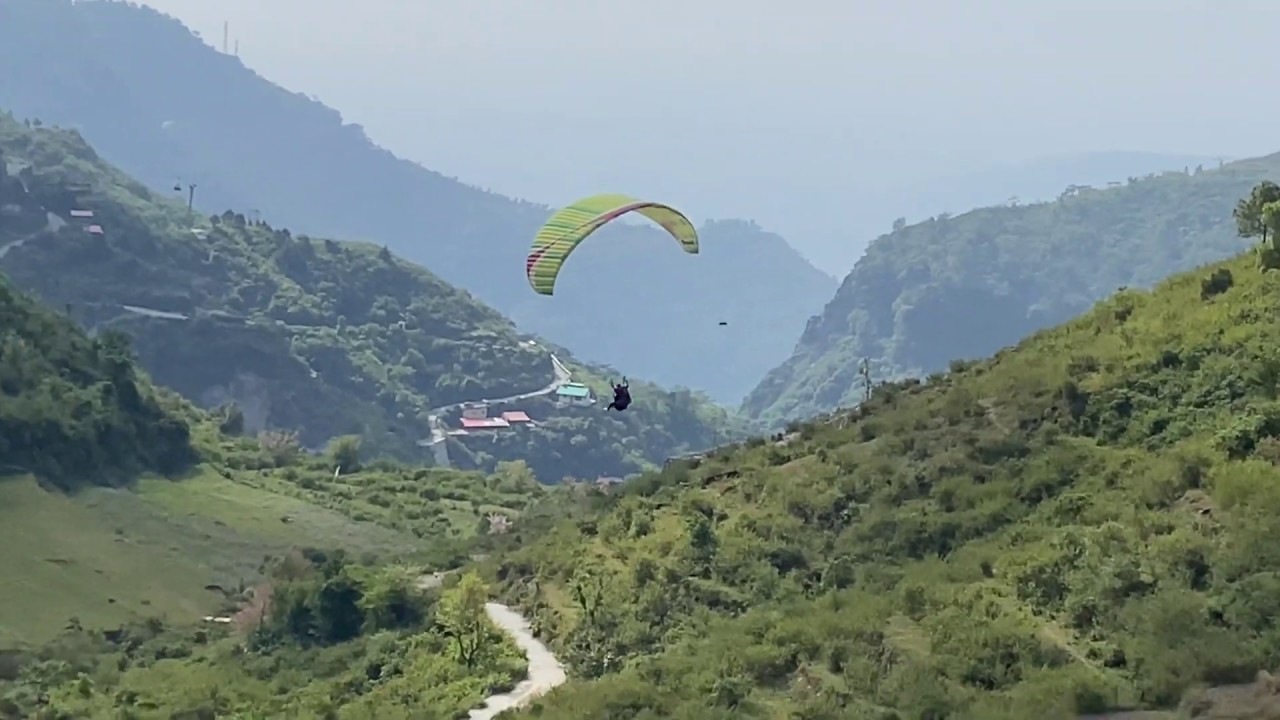 Paragliding Mussoorie Best Experience - YouTube
