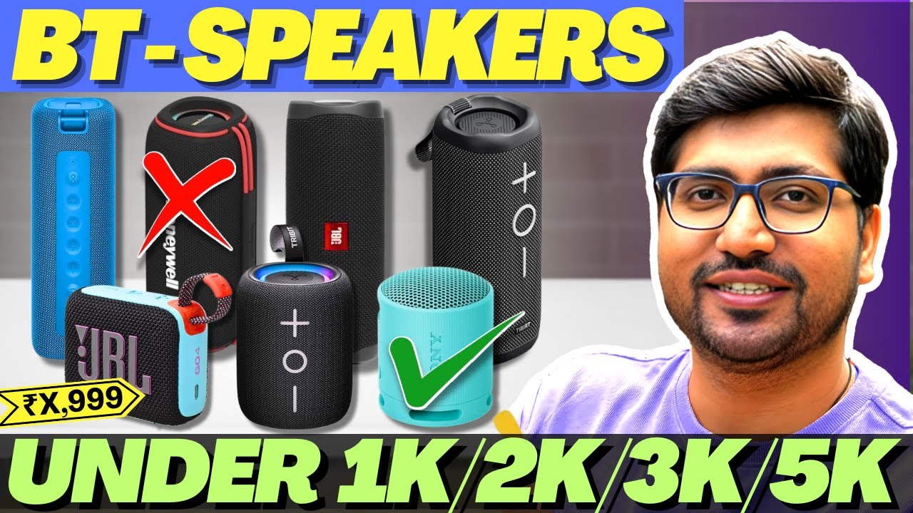 Top 3🔥Best Bluetooth Speaker Under 1000-5000🔥Best Bluetooth Speakers ...
