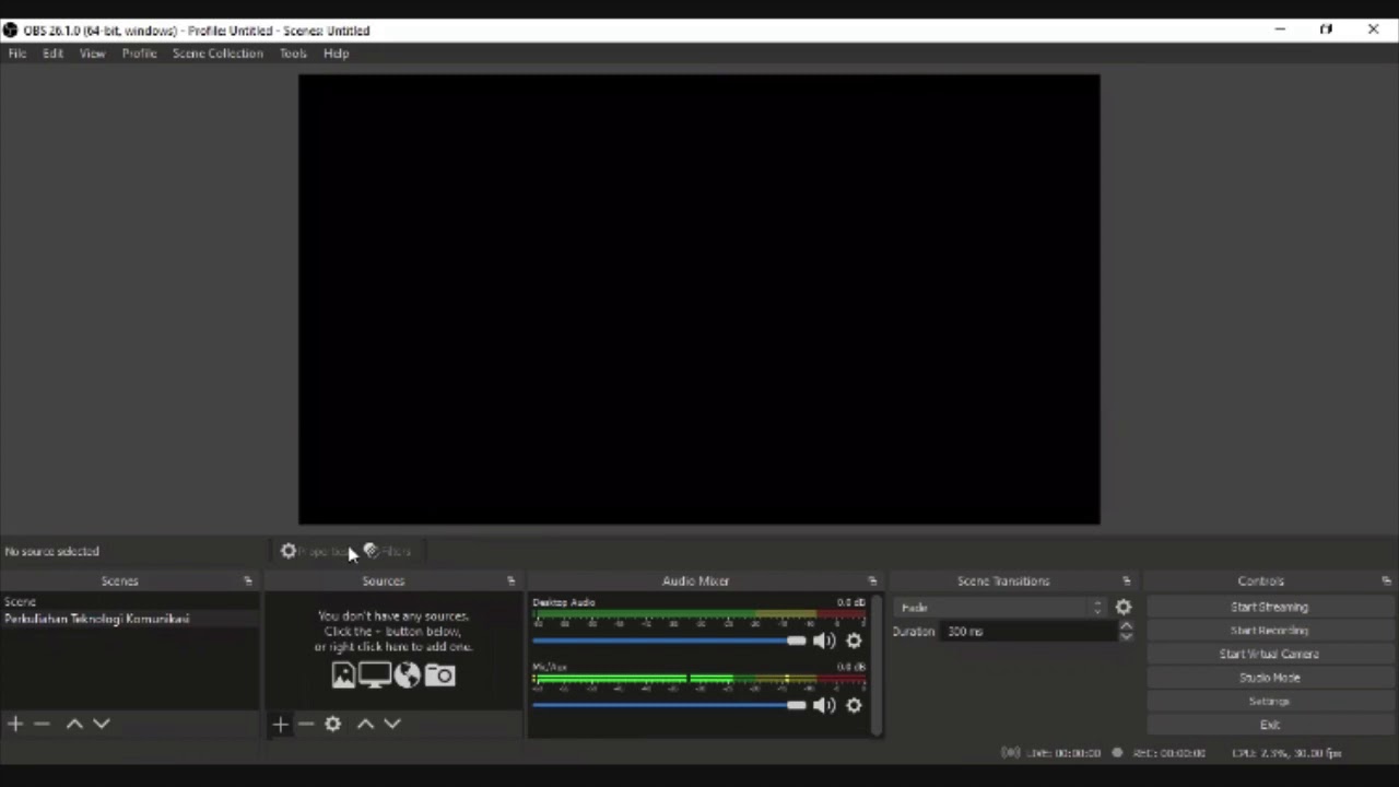 cara ganti background OBS - YouTube