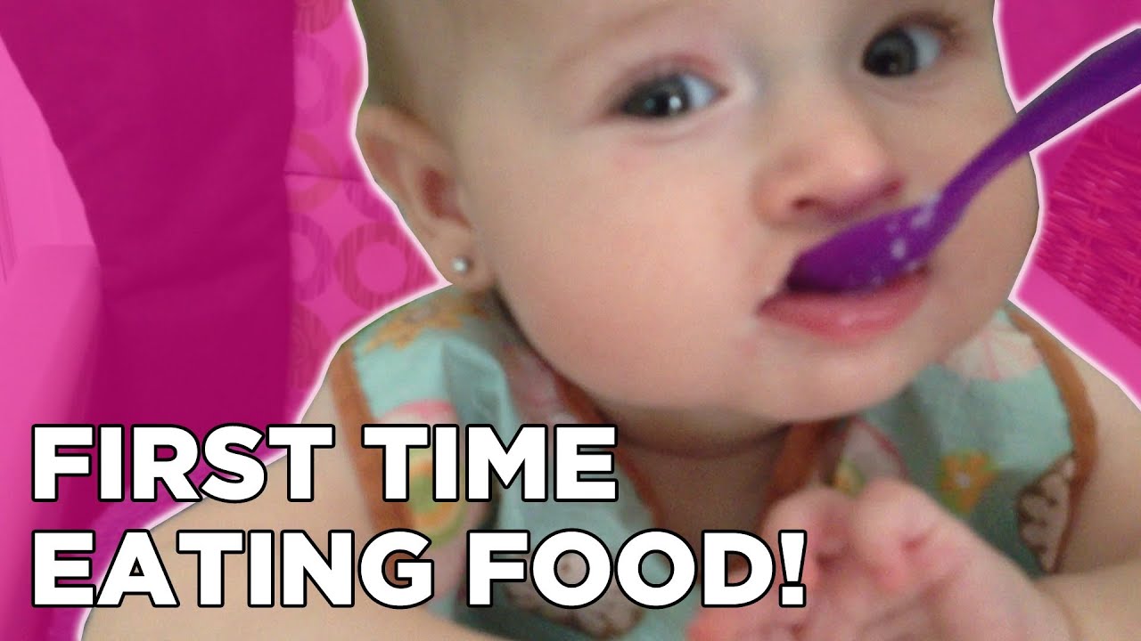 Eating Food for the First Time! - YouTube