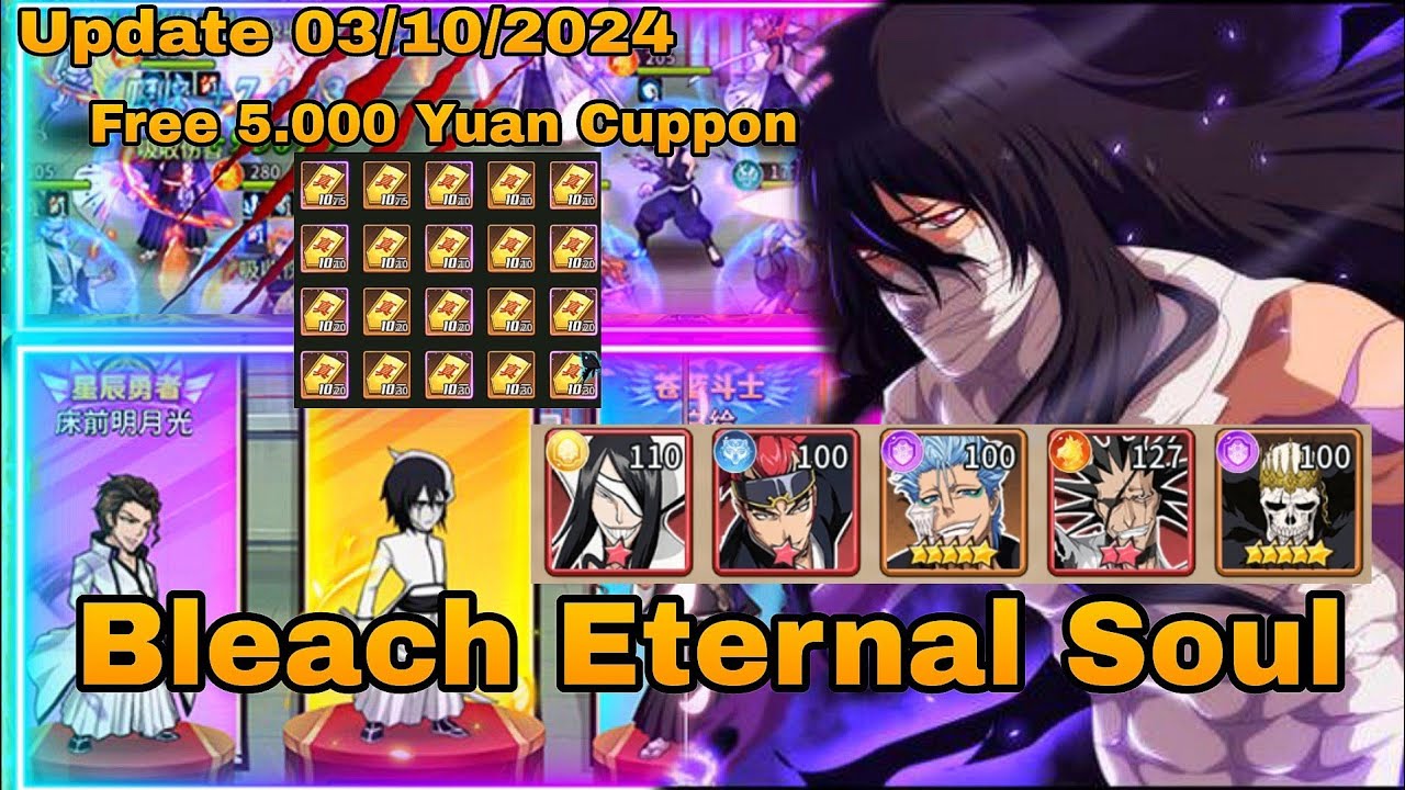 New Update Bleach Eternal Soul P-Server Vip 9 - 5000 Yuan Cuppon - New ...