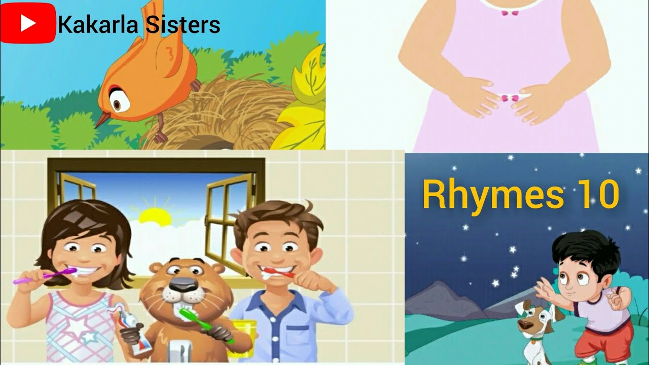 Rhymes 10 | Nursery Rhymes | Action Rhymes / Songs | Pre Primary Rhymes ...