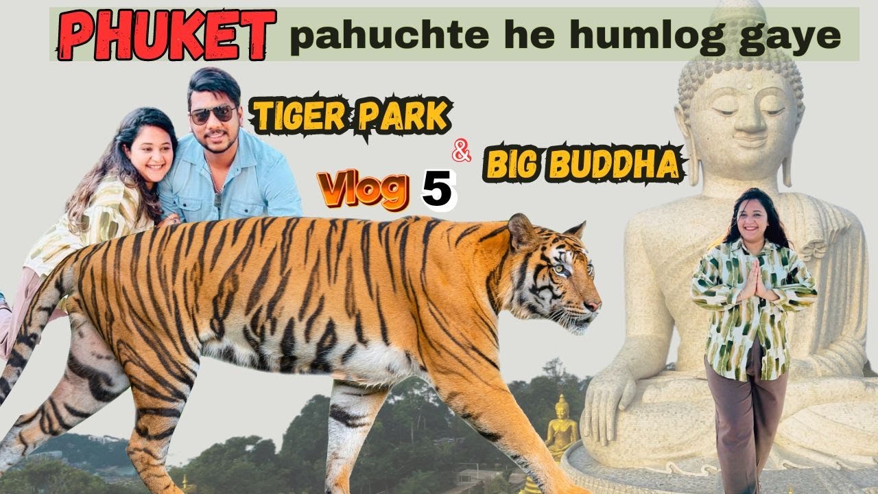 Pahuch gaye Malaysia se Thailand I Tiger Park Phuket Thailand I Big ...