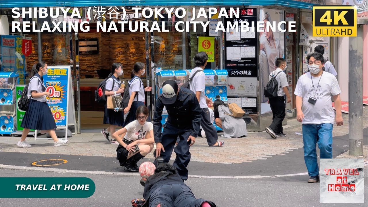 4k hdr japan travel | Walk in Shibuya (渋谷) Tokyo japan | Relaxing ...