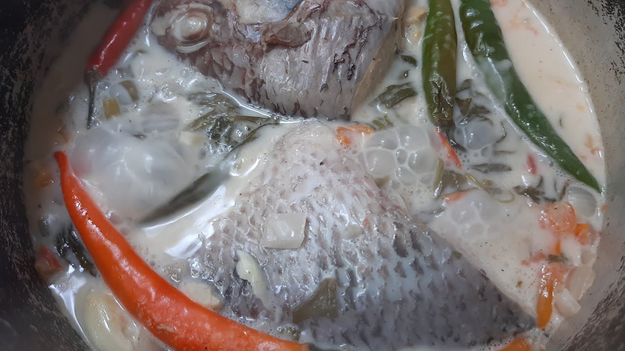 Gatang Tilapia with Kangkong - YouTube