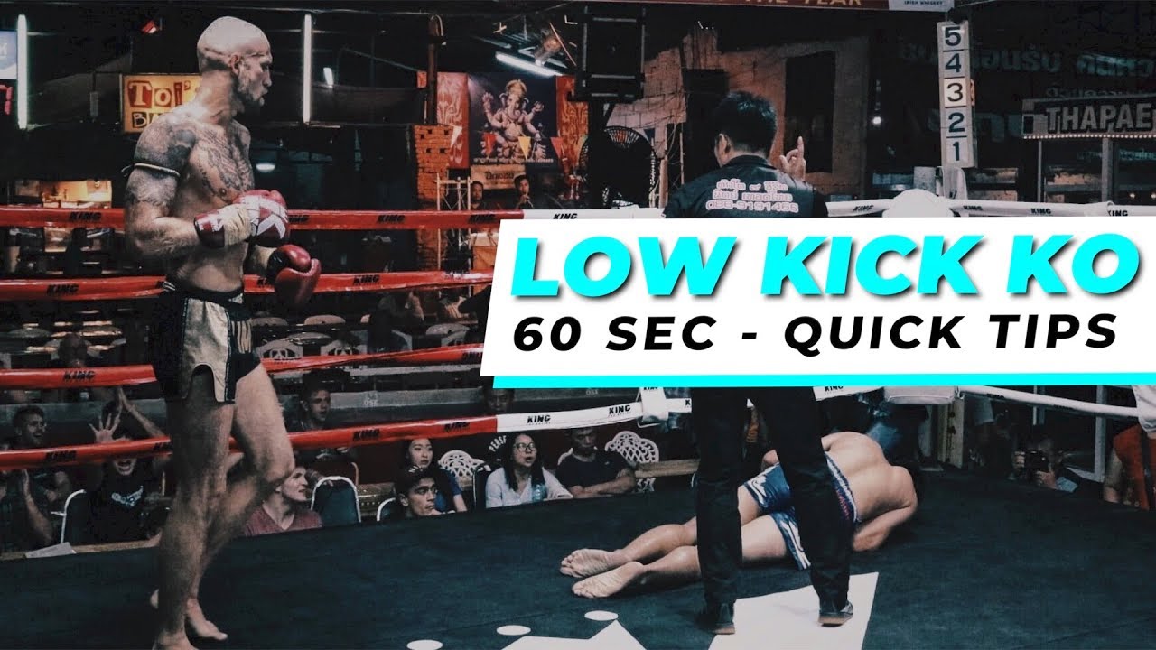 A Low Kick KO Technique in 60 Seconds - YouTube
