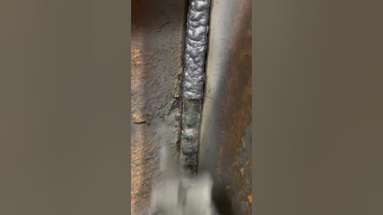 FCAW FLUXCORE WELDING 3F VERTICAL UP TECHNIQUE - YouTube