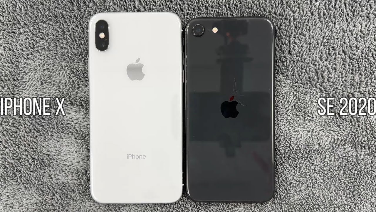 iPhone SE 2020 Vs iPhone X Speed Test - YouTube