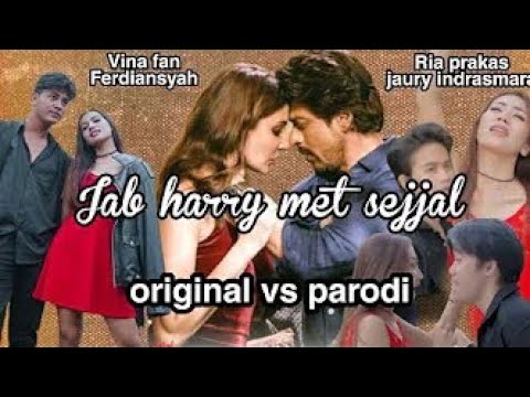 Radha recreated by vina fan and riya prokash| Sahruk khan, Anushka sharma| jab hurry met se jal|