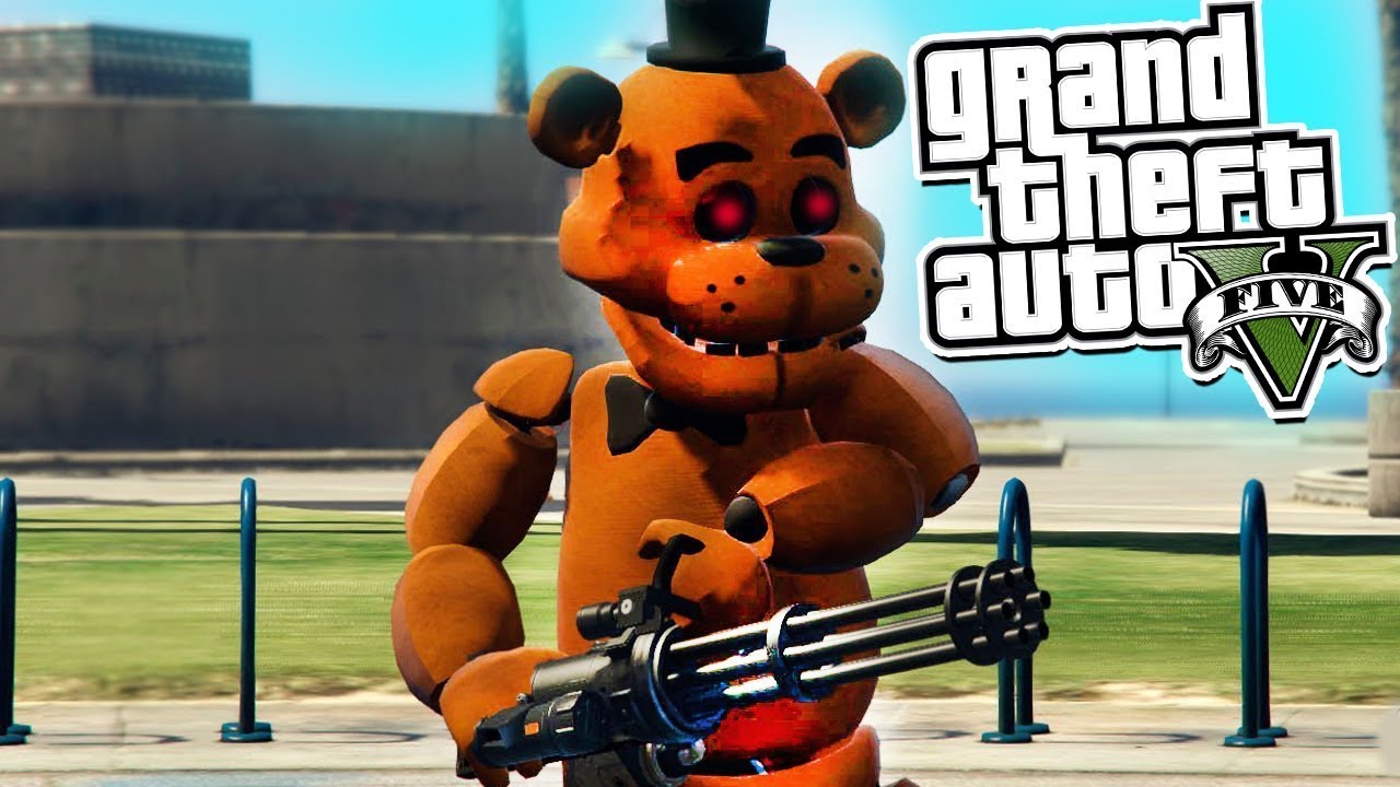 GTA 5: FNAF MOD WILL THEY SURVIVE?!?!💀 😱 -(GTA 5 Funny Moments) (GTA 5 ...