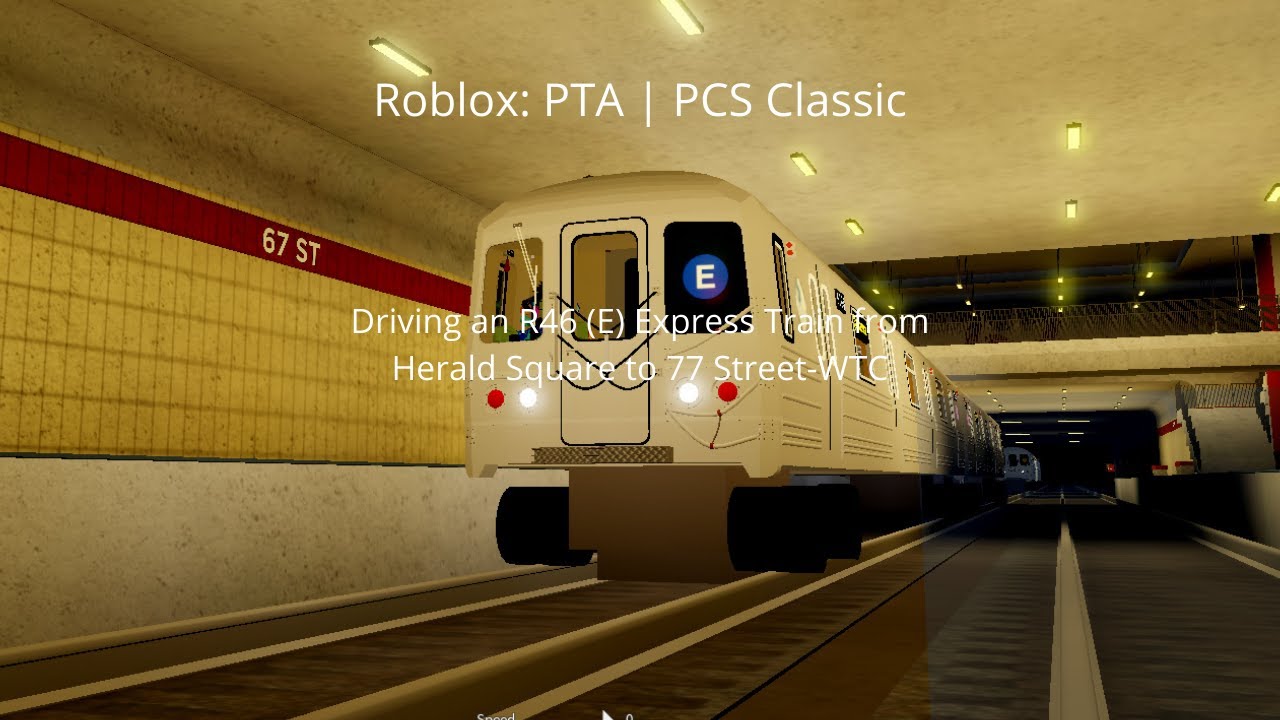 Roblox: PTA | PCS Classic | Driving an R46 (E) Express Train from ...
