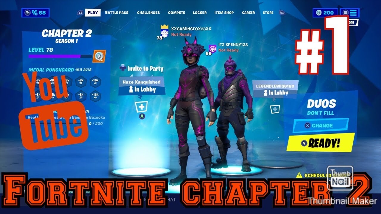 Duo win 👍👍🏆🏆 (Fortnite chapter 2) - YouTube