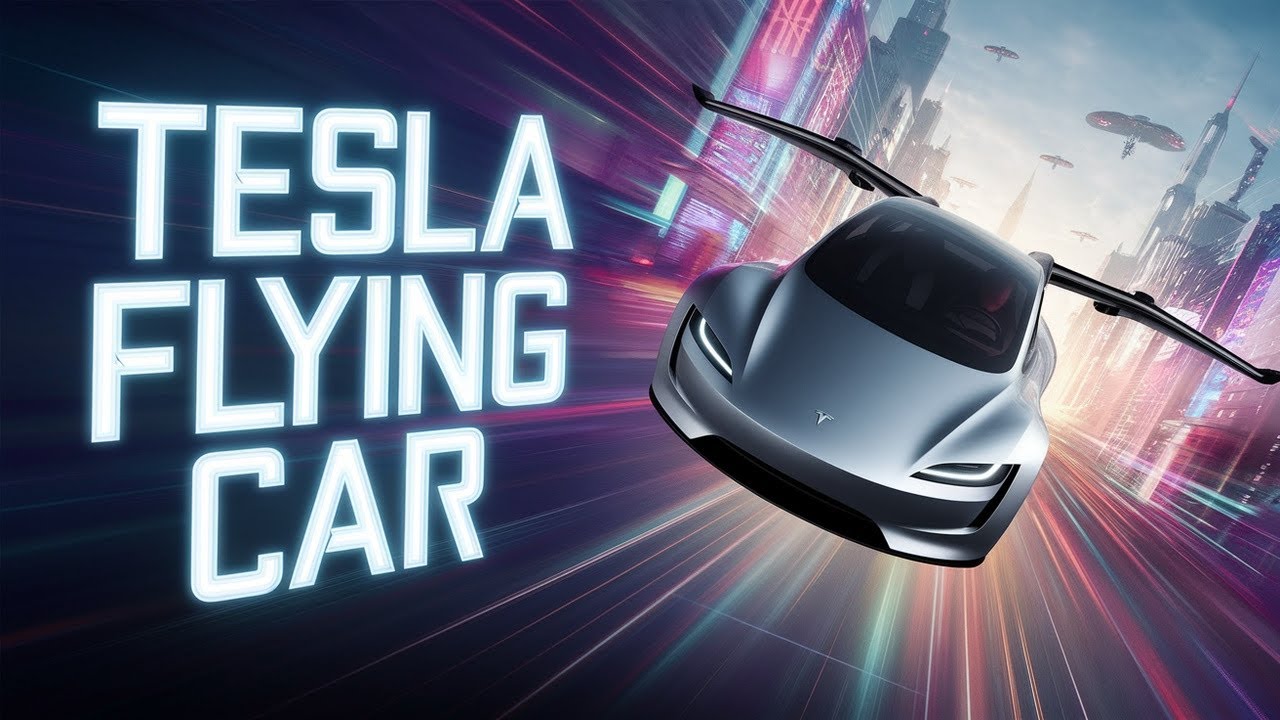 Elon Musk Just Revealed Tesla's FLYING CAR Prototype! (First Look at ...