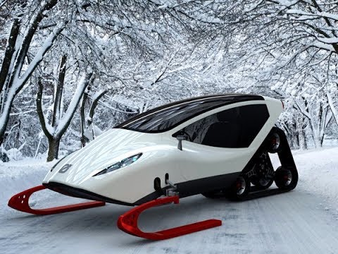 Snow Crawler Snowmobile Concept - YouTube