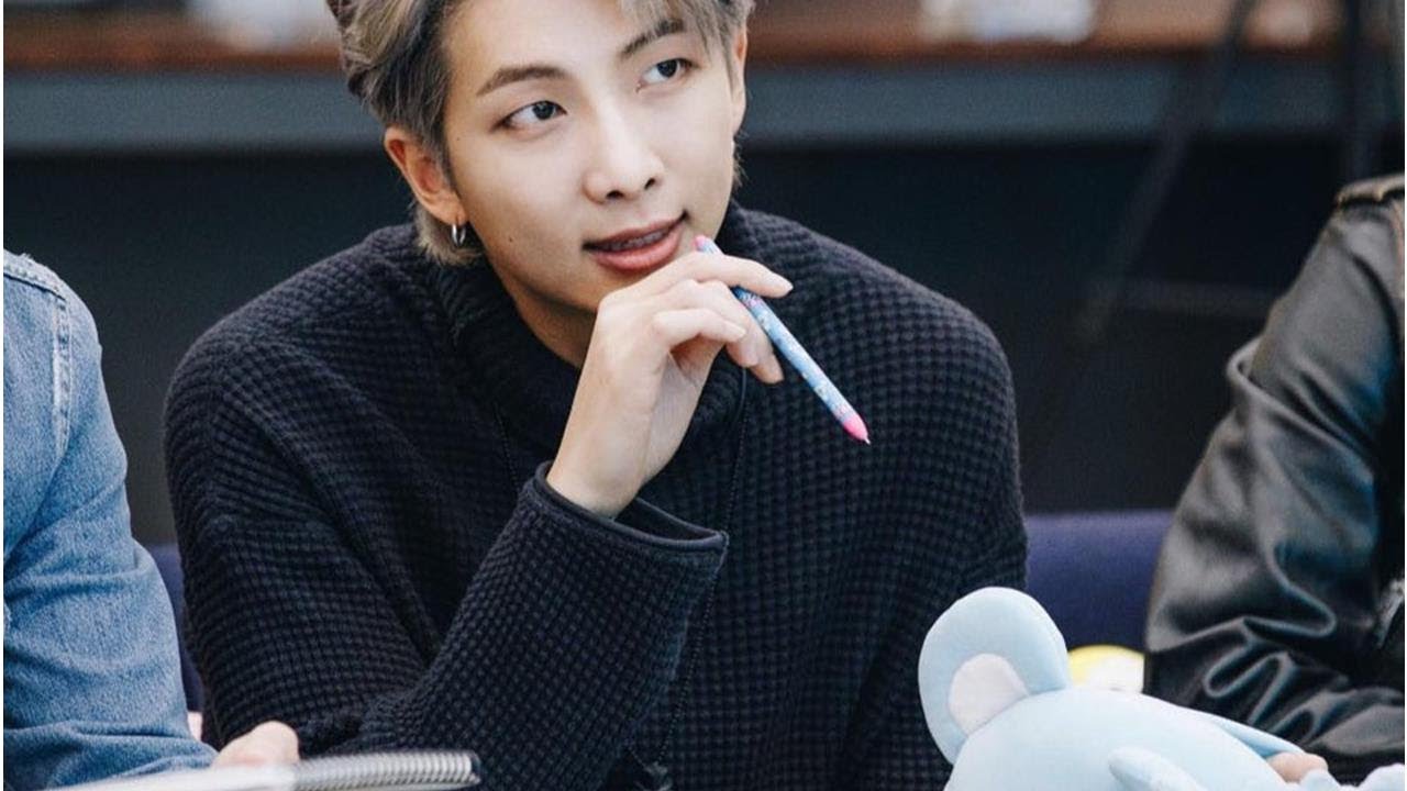 BTS's College Student RM Is Taking A Test...Just For Fun - YouTube