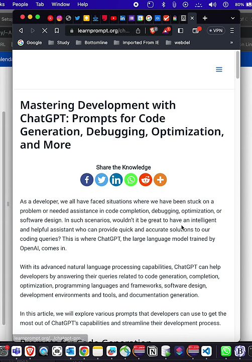 How to use Chat GPT efficiently | List of all Prompts for Developers Teachers etc. - YouTube