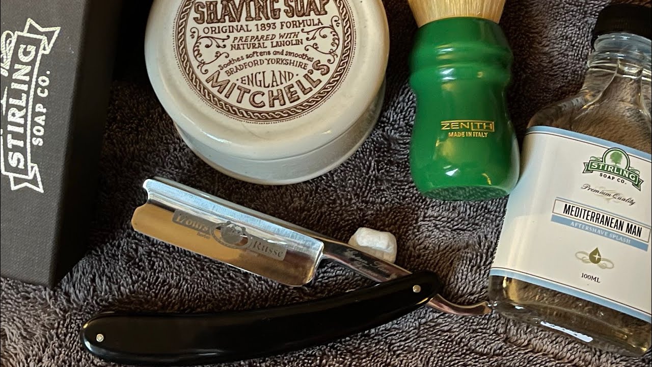 Russian Bear - Scrape Razor Shaving - YouTube