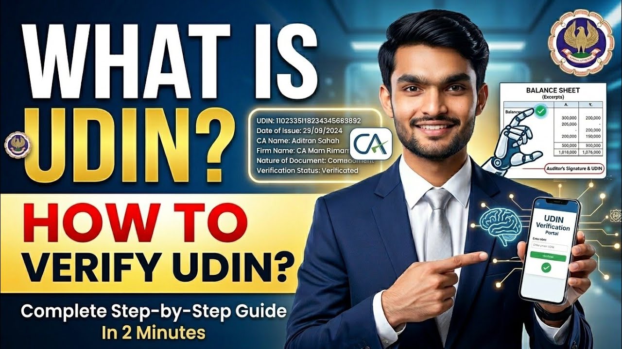 What is UDIN? How to Verify UDIN of CA | UDIN Verification Process # ...