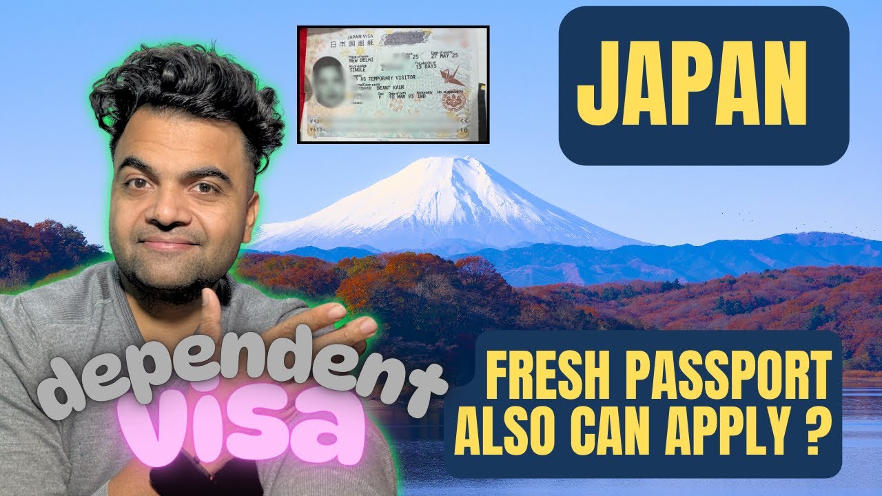 Japan 🇯🇵 Dependent Tourist Visa Approved & Full Process and Documents 2025 - YouTube