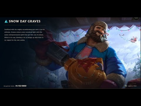 SNOW DAY GRAVES SKIN SPOTLIGHT-08-08-2024 - YouTube