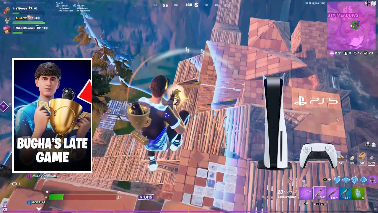 Bugha Late Game Arena PS5 Gameplay (4K 120FPS) - YouTube