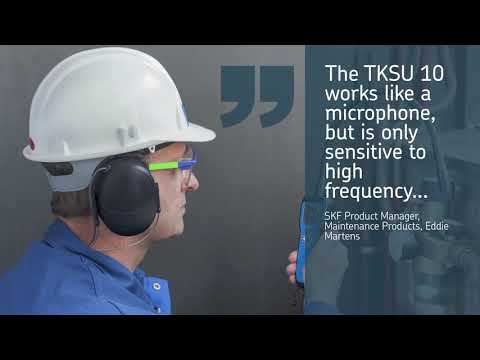 SKF TKSU 10 ultrasonic leak detector - YouTube
