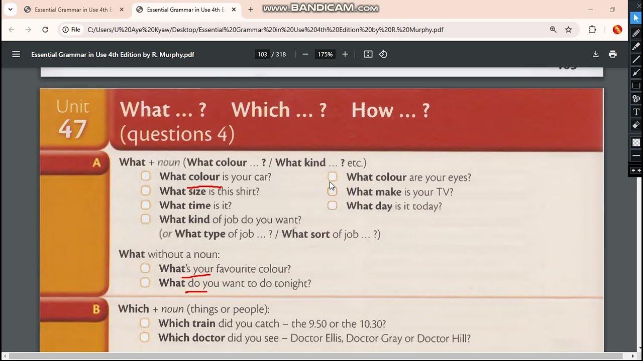 Unit 47 အင်္ဂလိပ်စာအခြေခံလေ့လာနေသူများအတွက် - YouTube