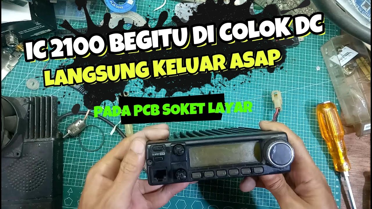 SERVICE/REPAIR ICOM IC2100 - YouTube
