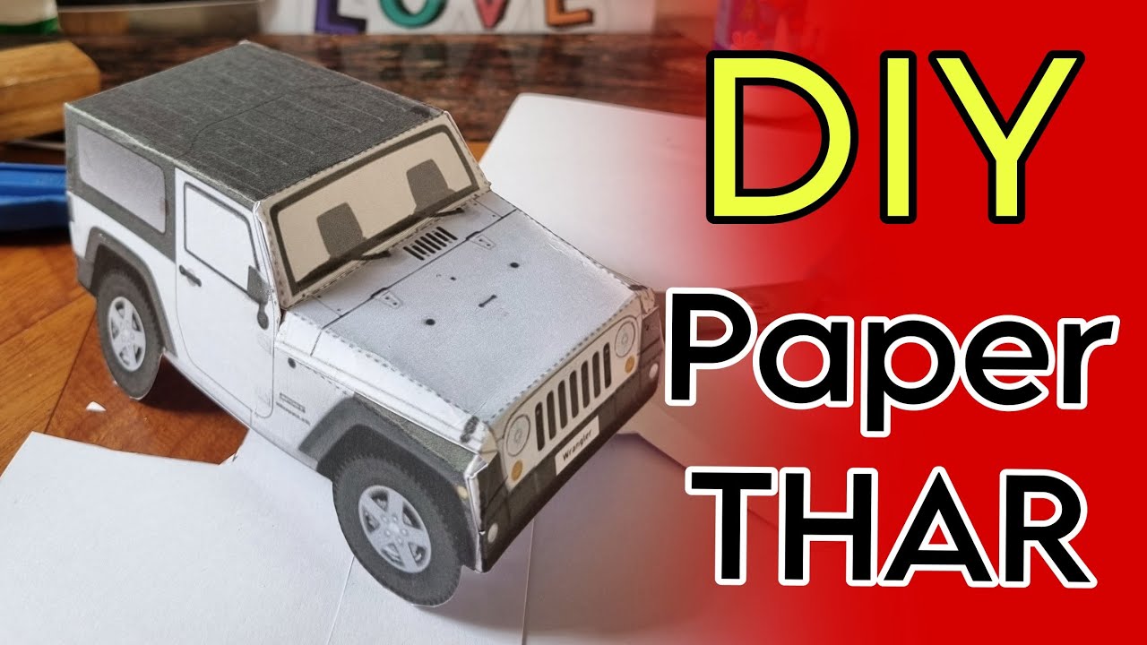 How to make Thar DIY || Paper Thar DIY - YouTube