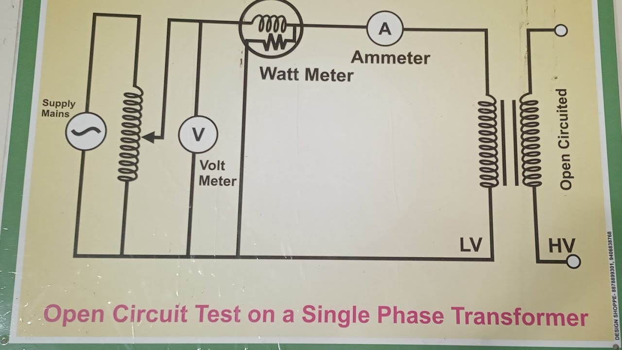 Open Circuit Test On A Single Phase Transformer // ओपेन सर्किट टेस्ट ऑन ...