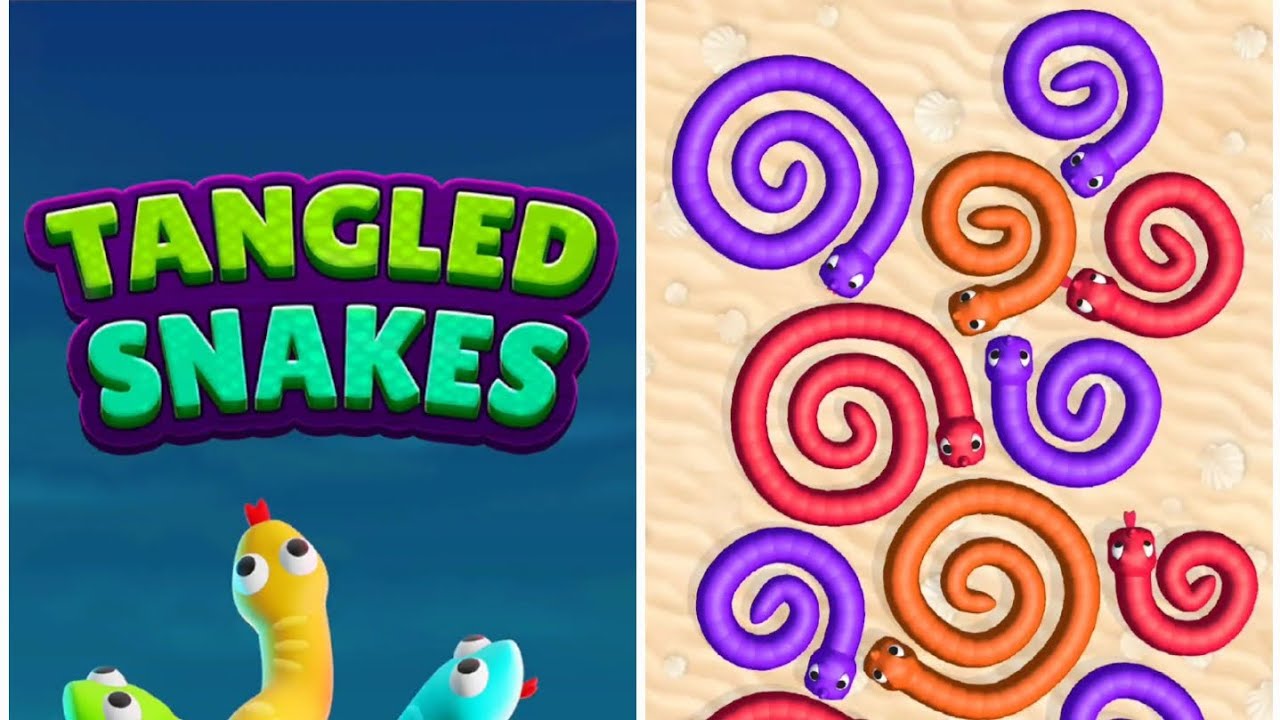 Tangled Snakes gameplay levels 391-408/ There's Something About You ...