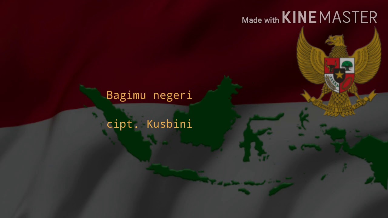 Lagu wajib nasional-Bagimu negeri(Lyric) - YouTube