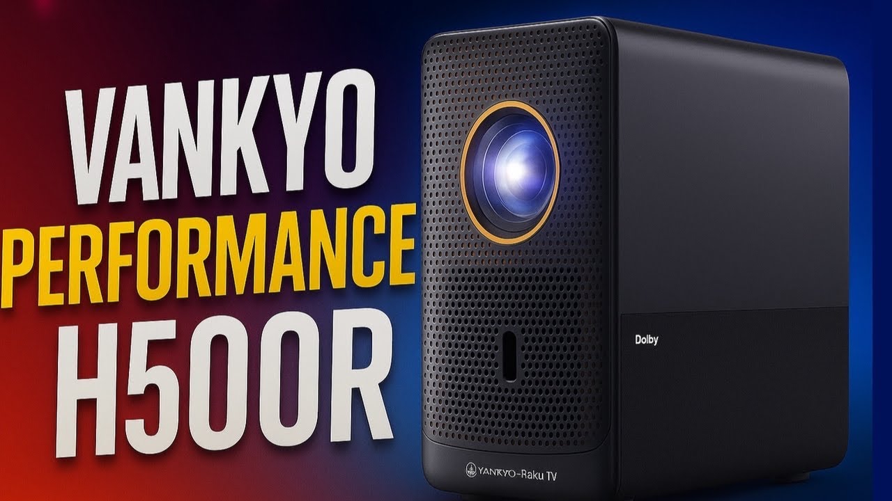 The BEST Budget Projector with Built-In Roku | Vankyo Performance H500R ...