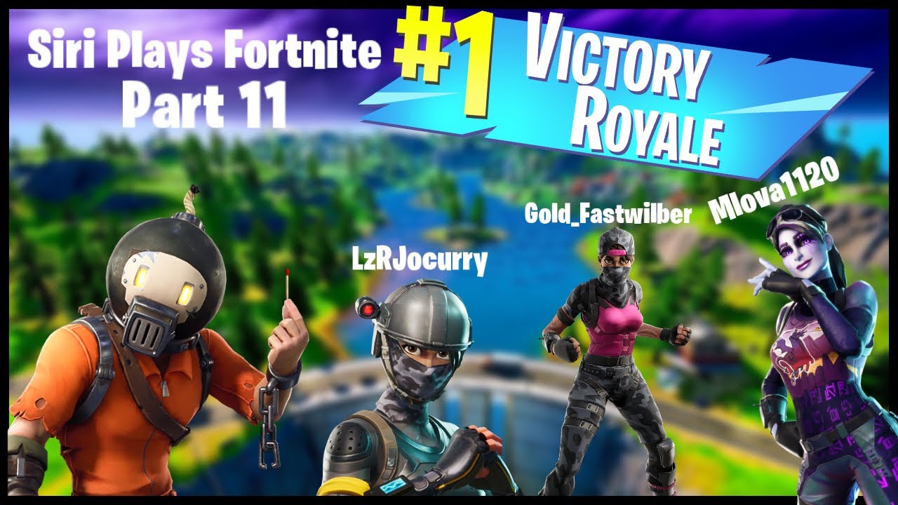 Siri Plays Fortnite PART 11 - YouTube
