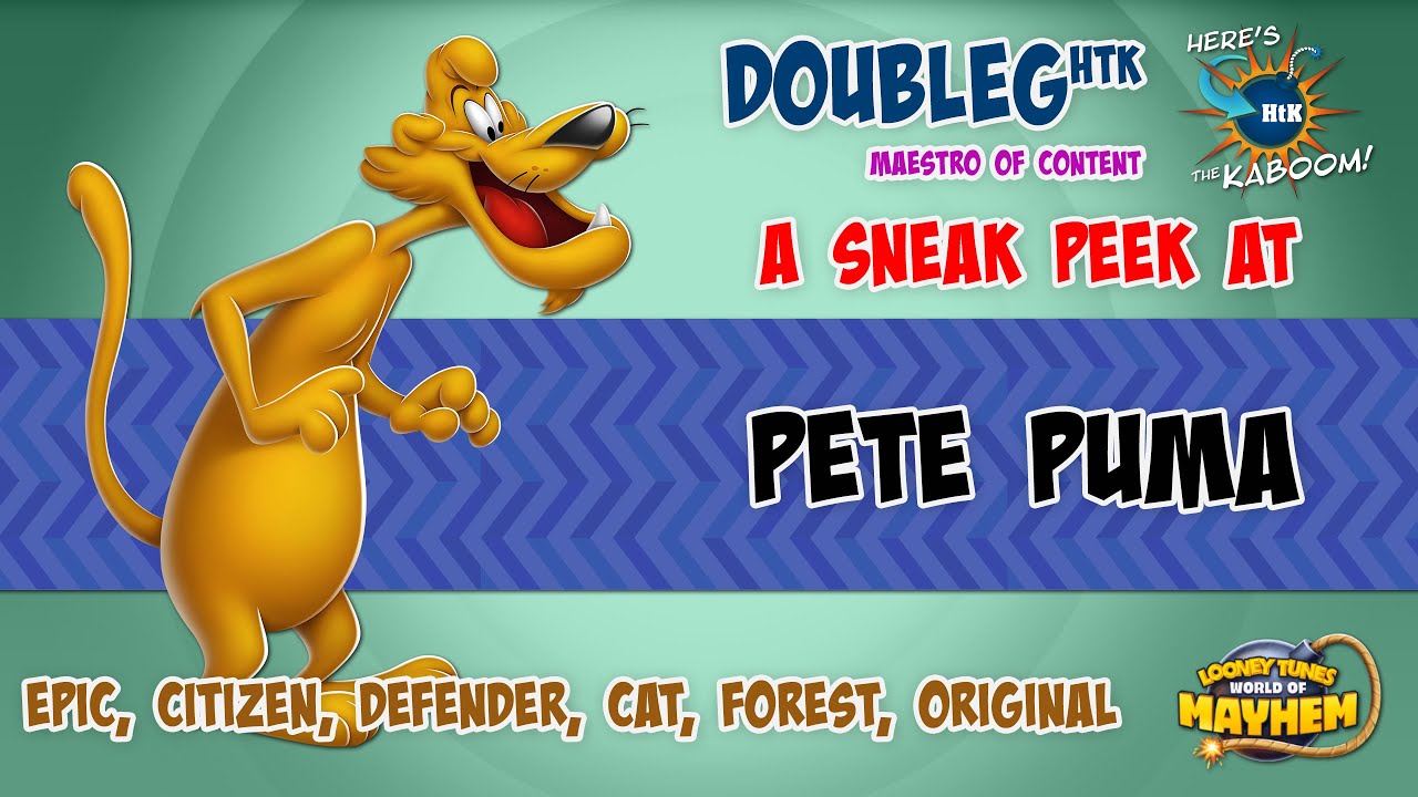 A Sneak Peek at Pete Puma, Epic Defender of the Citizens! | Looney ...