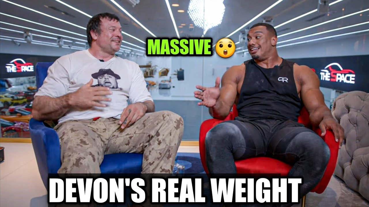 Devon's real Body Weight for Levan Match | Devon Is Massive and Lean ...