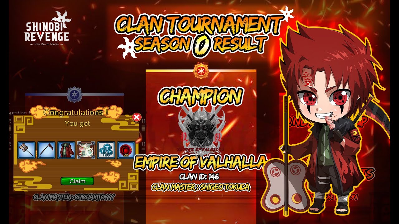 Shinobi Revenge - Reward Clan Tournament Season 0 !! - YouTube