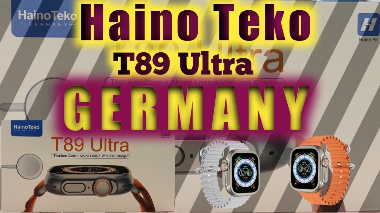 Haino teko T89 Ultra watch unboxing review Hindi and Urdu - YouTube