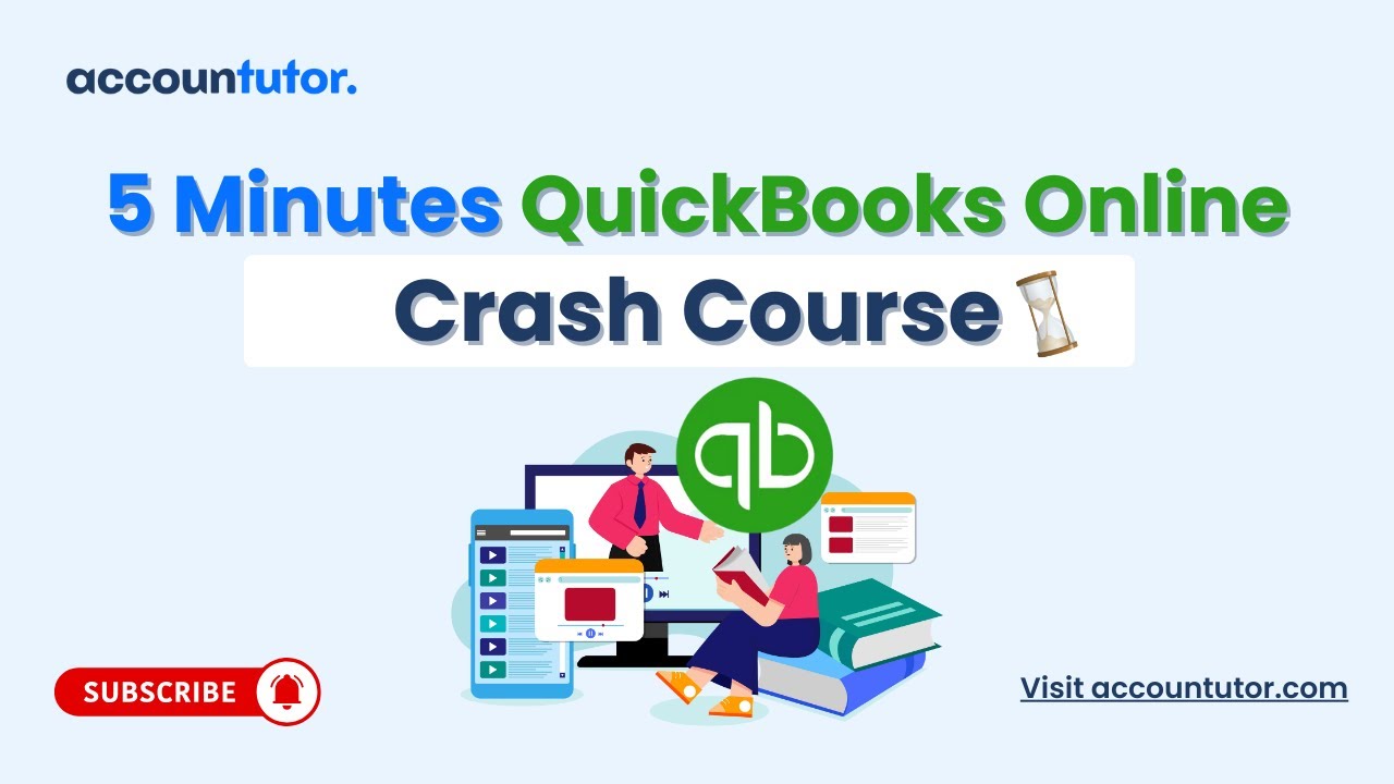 5 Minute QuickBooks Online Crash Course | For Beginners - YouTube