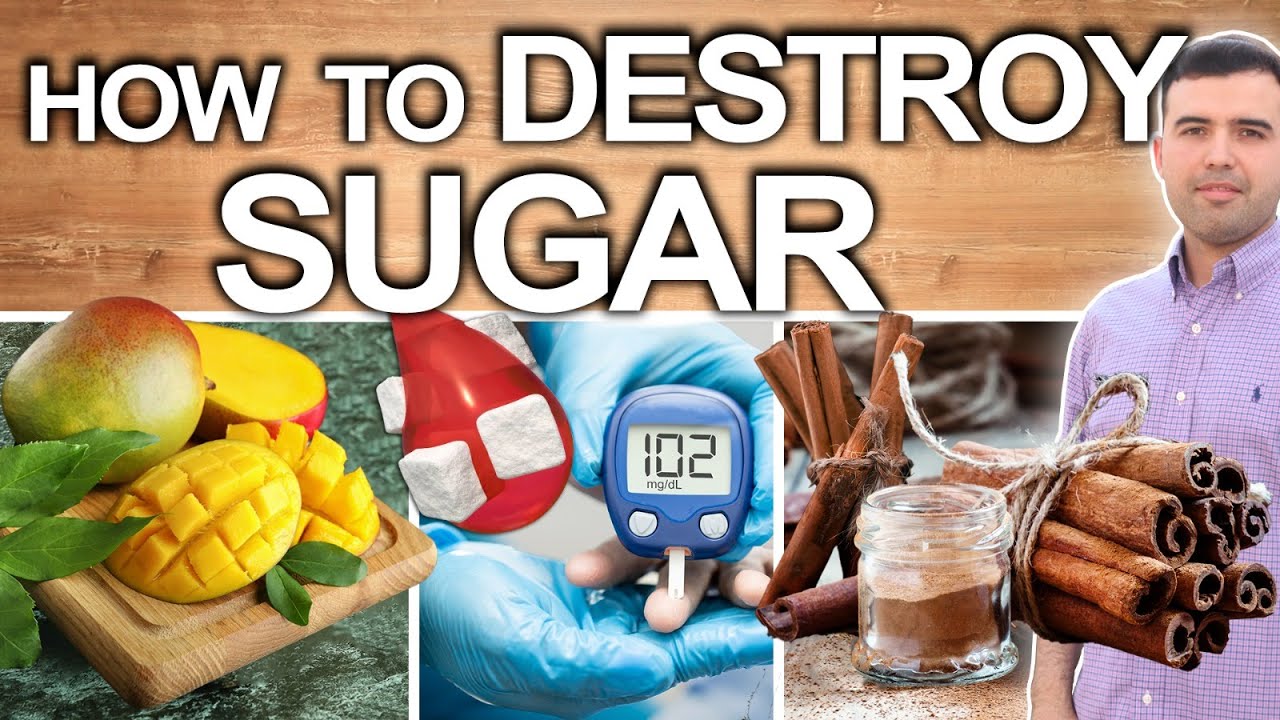 HOW TO DESTROY SUGAR - How To Lower Blood Sugar, Diabetes, Prediabetes ...