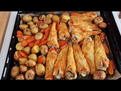 Meny Iftari me te shijshme skeni provuar, Patate Peshk ne Furrë